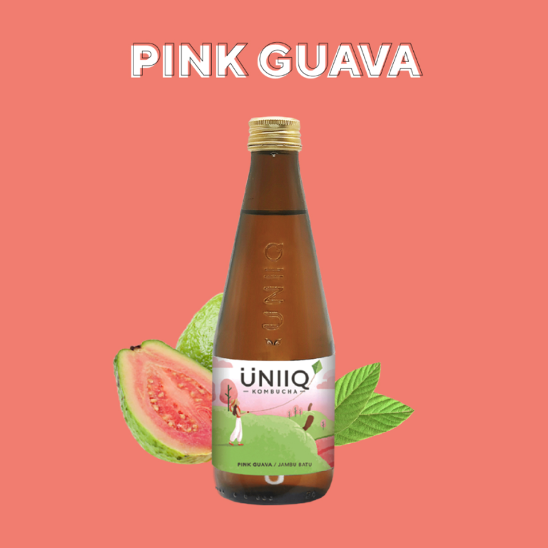 Uniiq Kombucha - Pink Guava - THE COOL JUICE